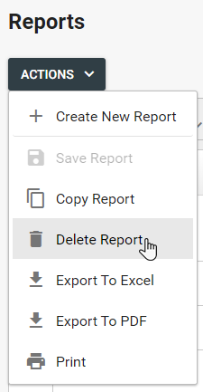 How to delete reports – Q Ware Support