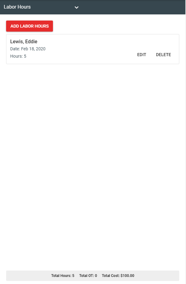 How to log labor hours on a work order – Q Ware Support